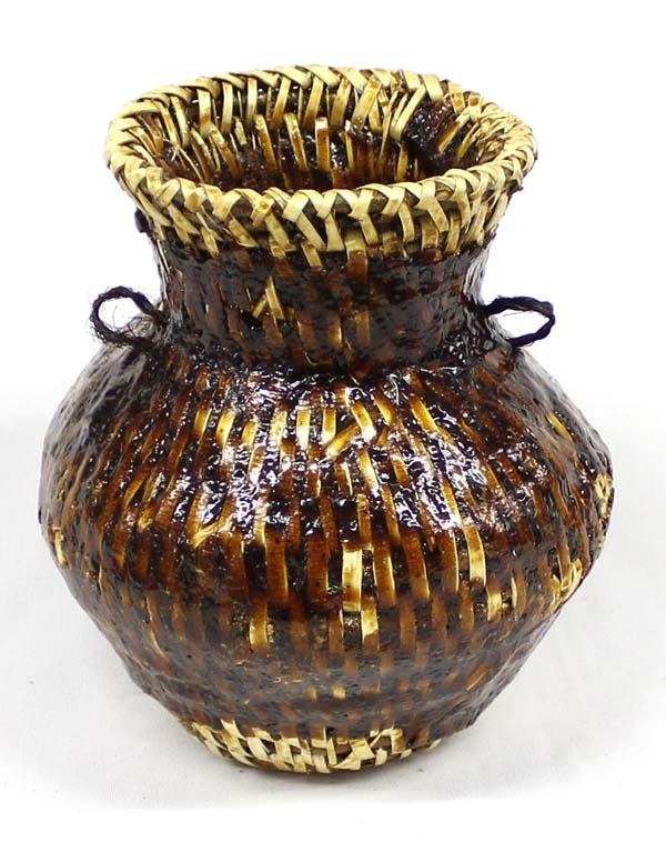 Native American Apache Tus Water Basket