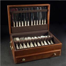 STEIFF STERLING SILVER FLATWARE REPOUSSE PATTERN