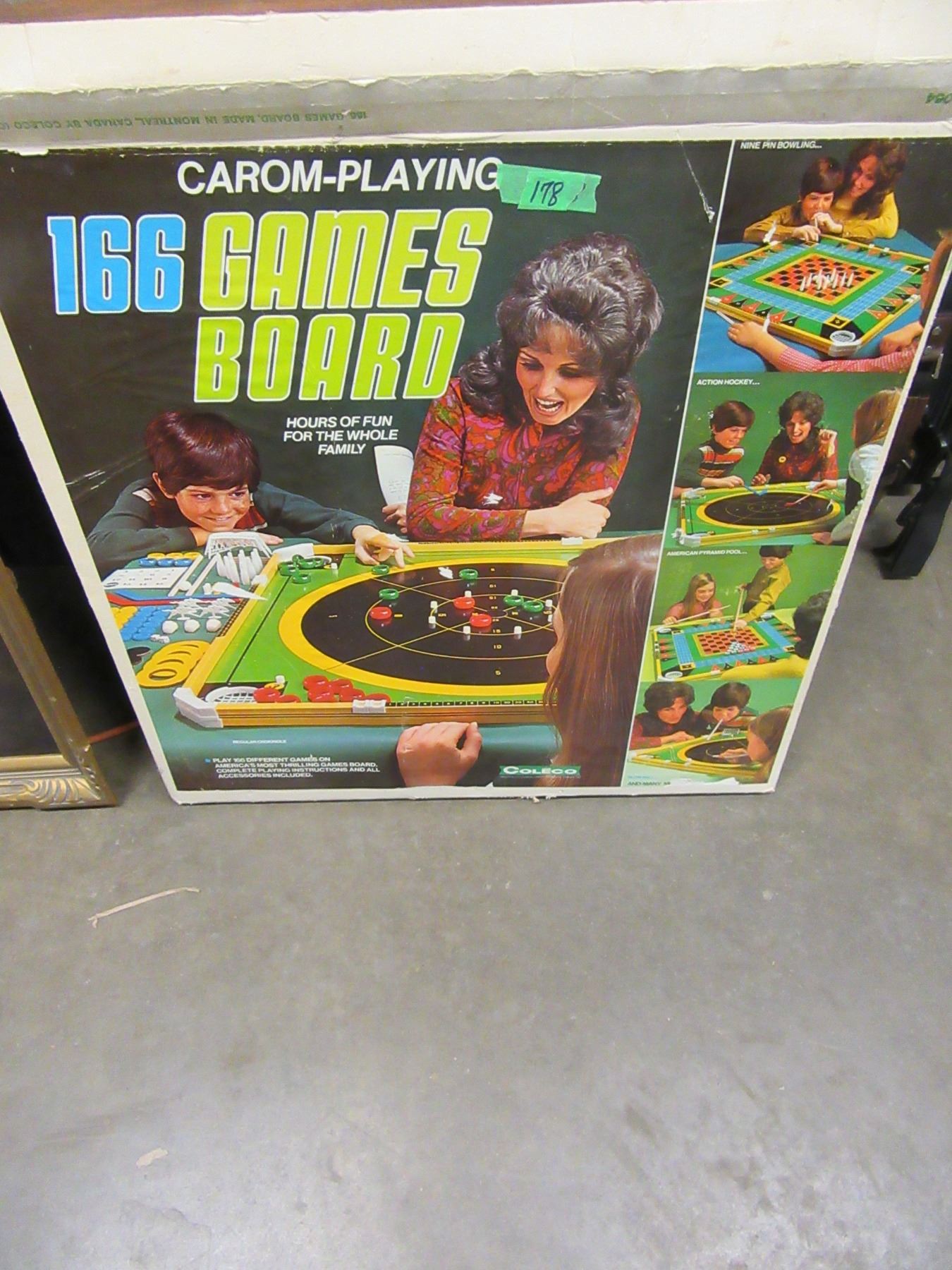 ESTATE/VINTAGE: COLECO 166 GAMES BOARD IN ORIGINAL BOX