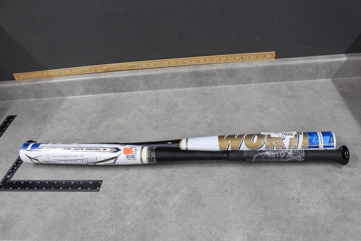 (2) New Worth-Storm Softball Bats