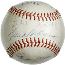 1944 St. Louis Browns Team Signed Baseball. The