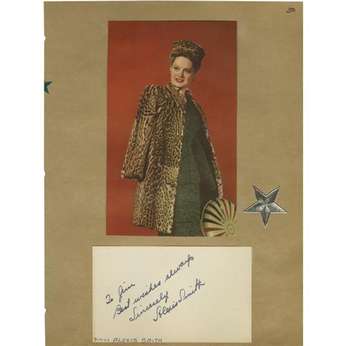 Gene Kelly/Alexis Smith Autographs