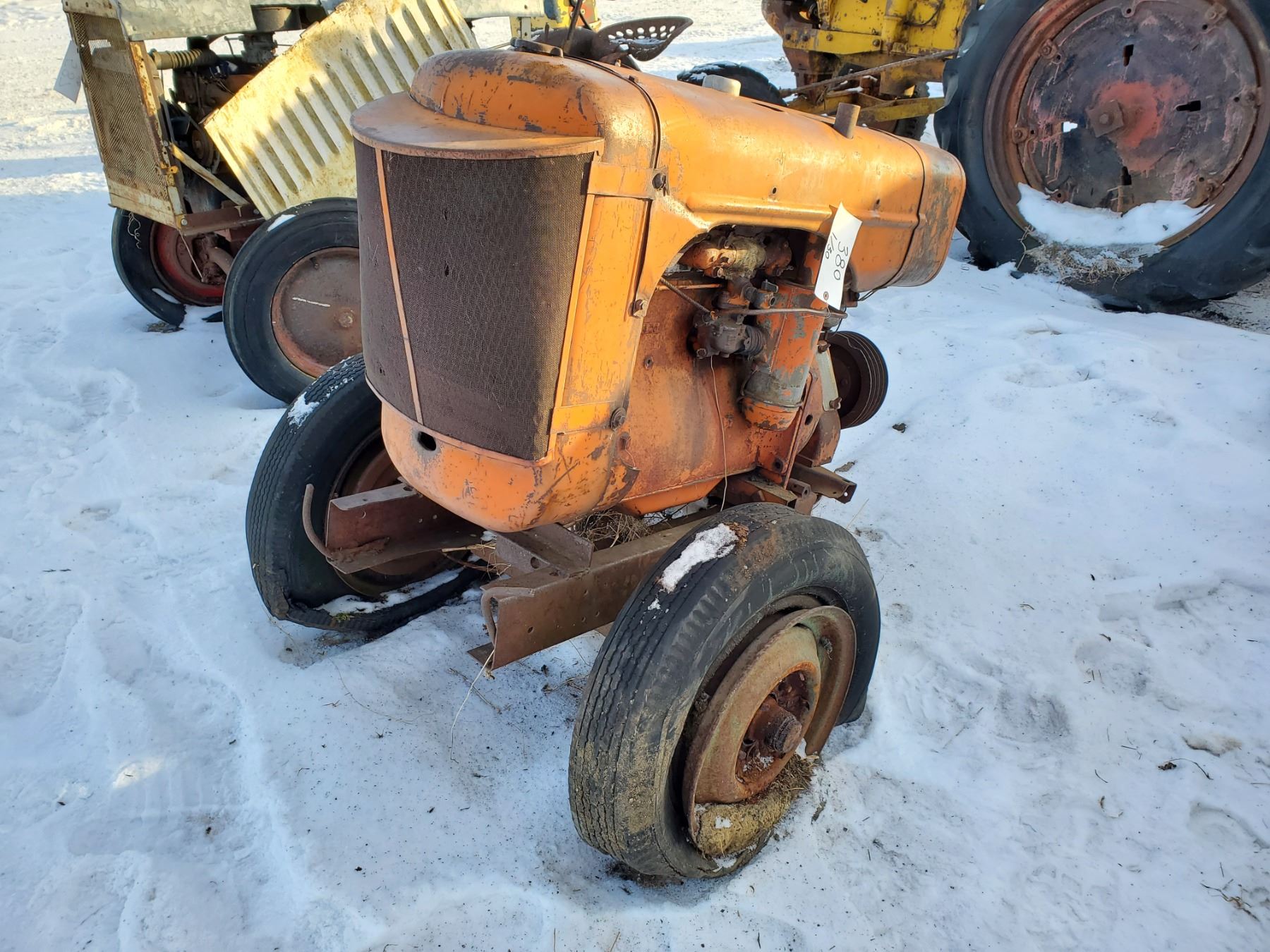 Generator powered by Allis Chalmers engine