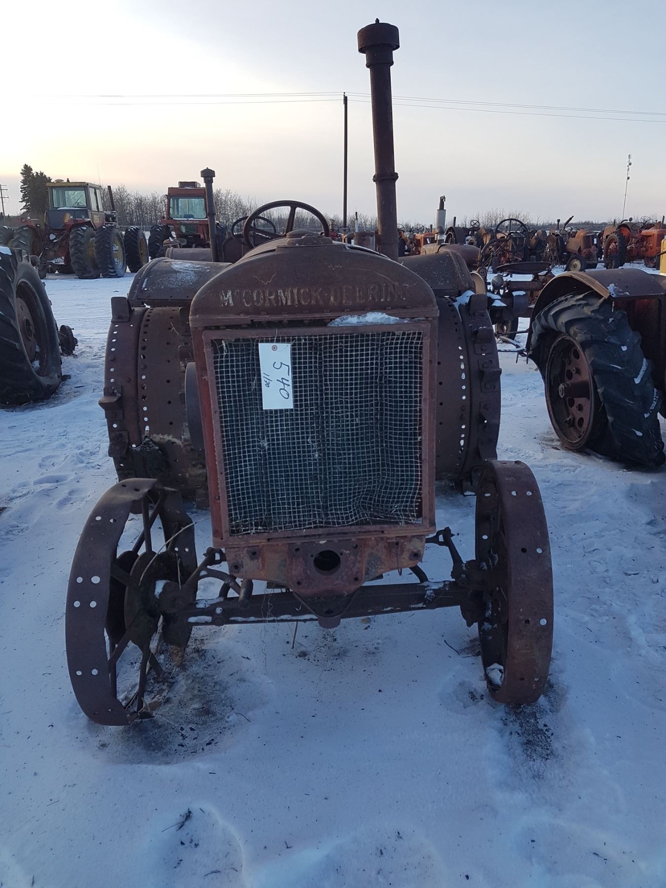 McCormick Deering W30 Steel Wheel
