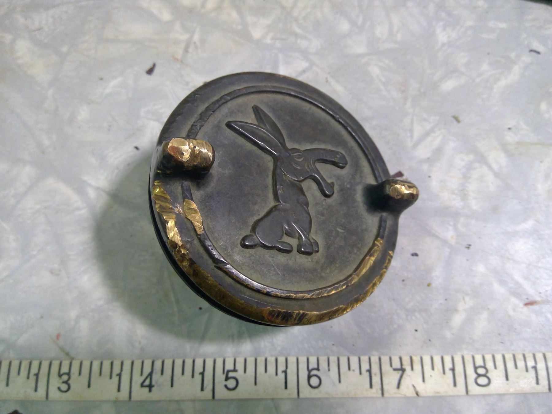 Timberjack Skidder Brass Fuel Cap (Laughing Donkey)