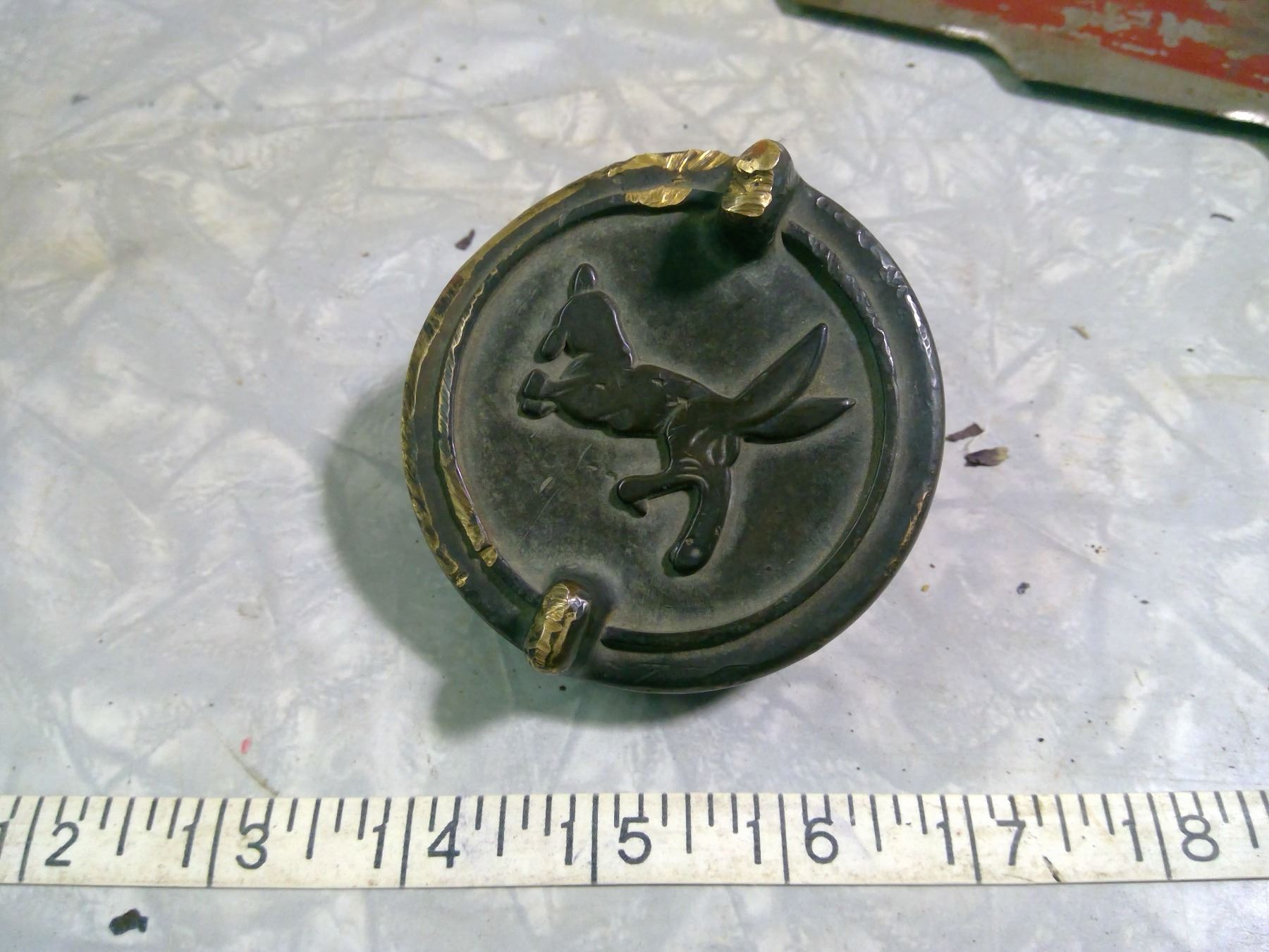 Timberjack Skidder Brass Fuel Cap (Laughing Donkey)