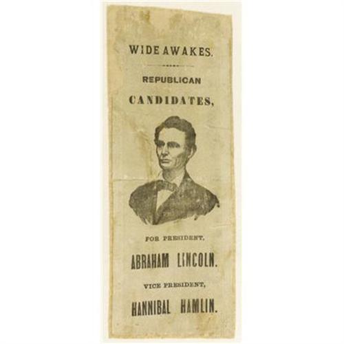 Lincoln & Hamlin Wide Awakes Ribbon