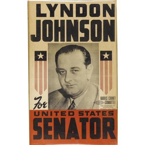 Lyndon Johnson: A Rare Early Poster