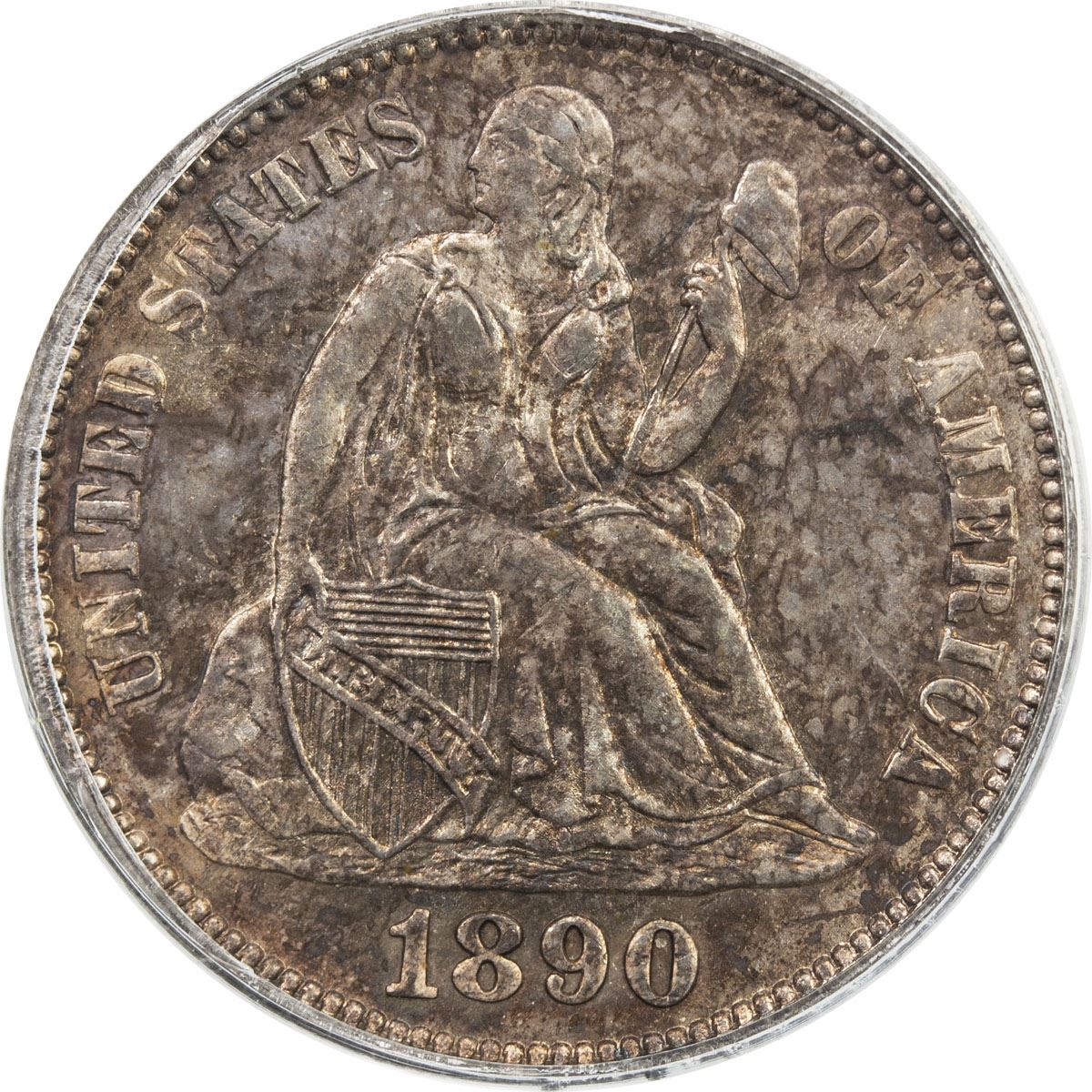 UNITED STATES 10 Cents 1890 Stephen Album Rare Coins united-states-10-cents-1890-stephen-album-rare-coins