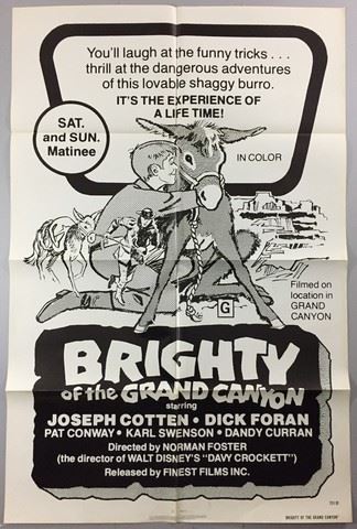 Brighty of the Grand Canyon (1966) Movie Poster