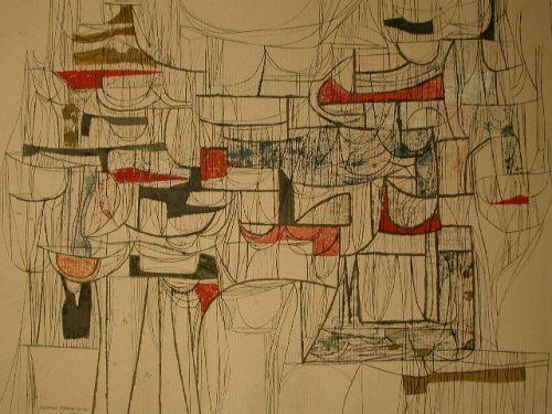 GEORGE MORRISON Watercolor American Art