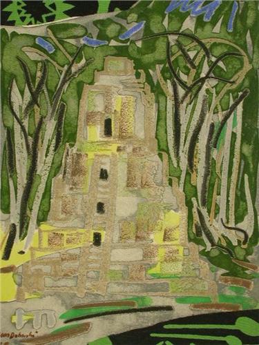 JUN DOBASHI Painting/ Collage Japanese