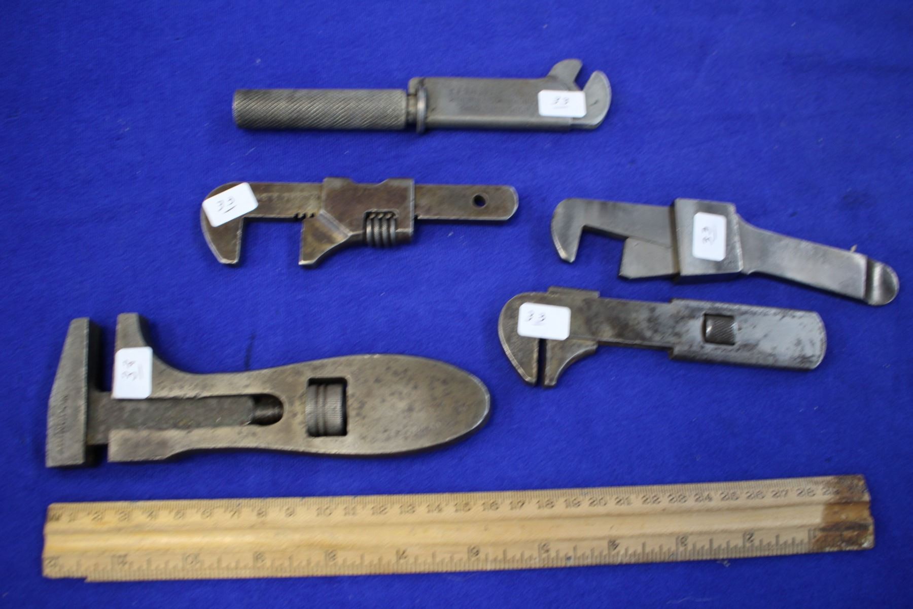 Collection of 5 Unique Wrenches