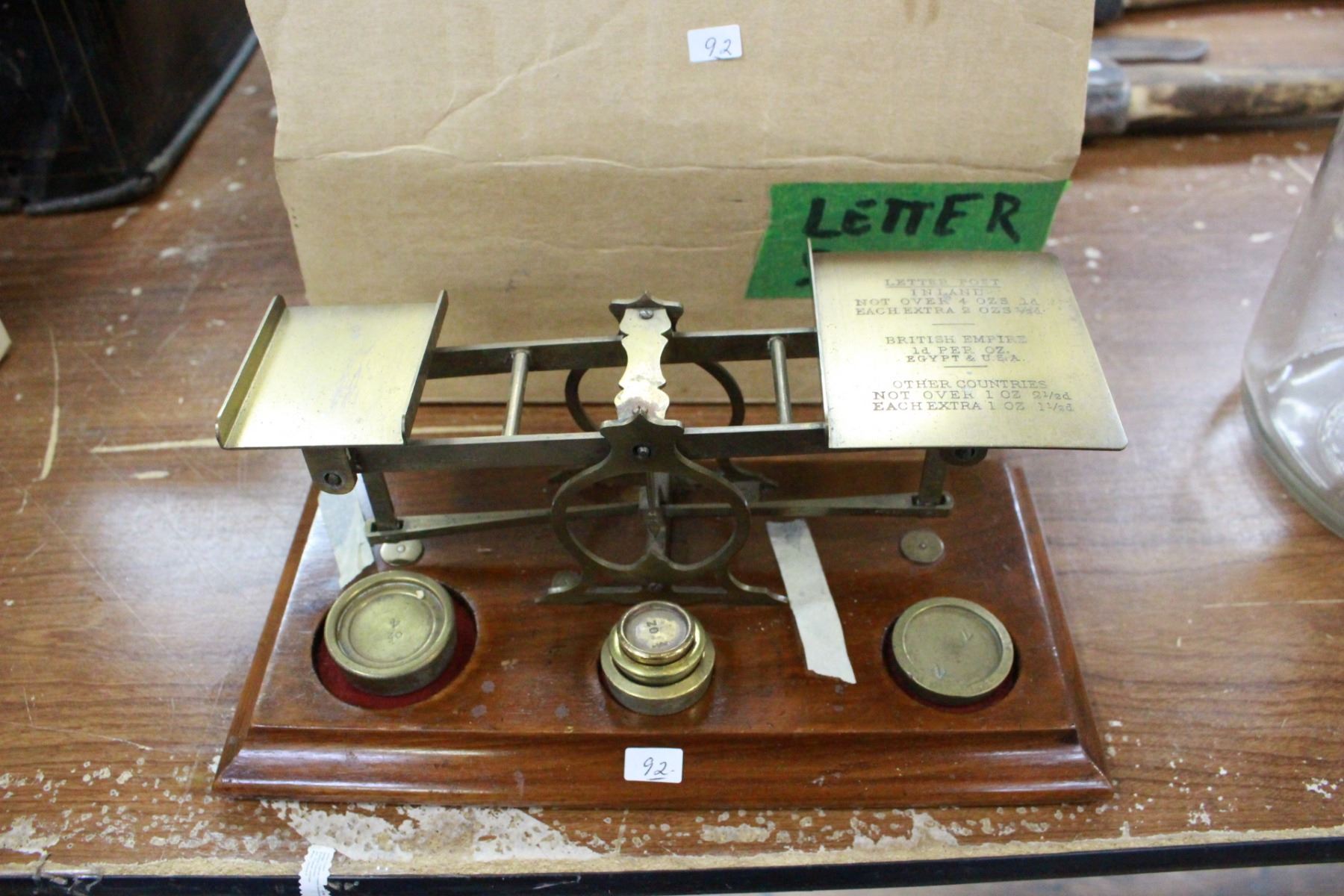Letter Scale - Complete with Weights