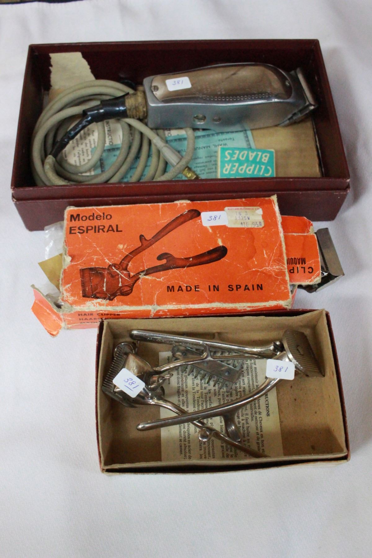 Collection of Hair Clippers