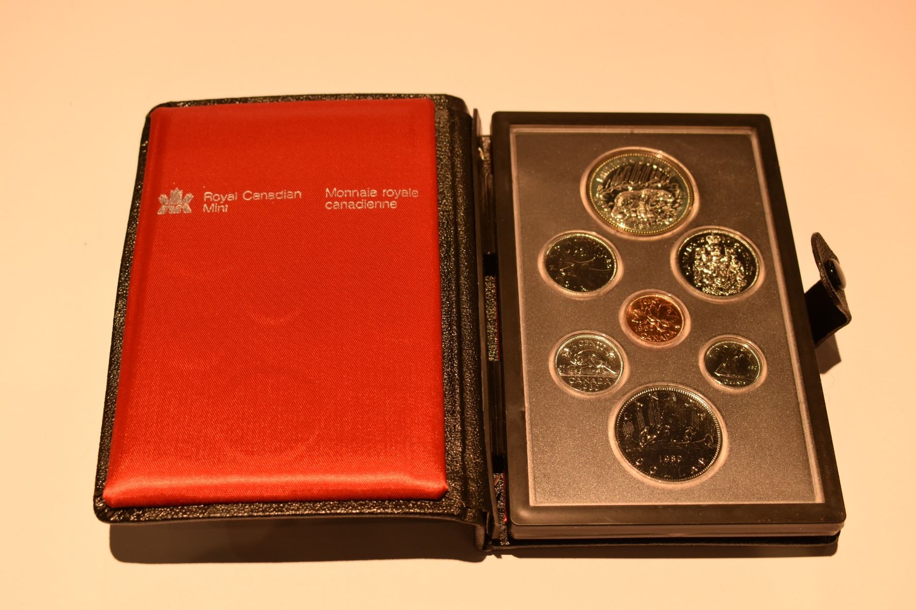 1980 Royal Canadian Mint Proof Coin Set with SILVER Centennial Dollar