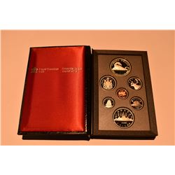 1986 Royal Canadian Mint Proof Coin Set with SILVER Centennial Dollar