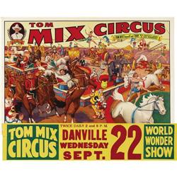 Tom Mix Circus Poster (Circus Poster, 1937). Poster (41
