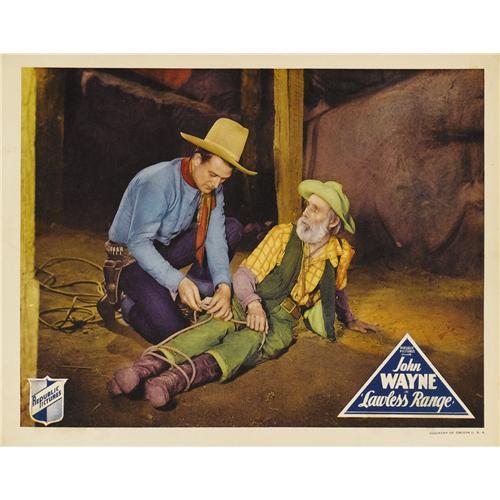 Lawless Range (Republic, 1935). Lobby Card (11" X 14").