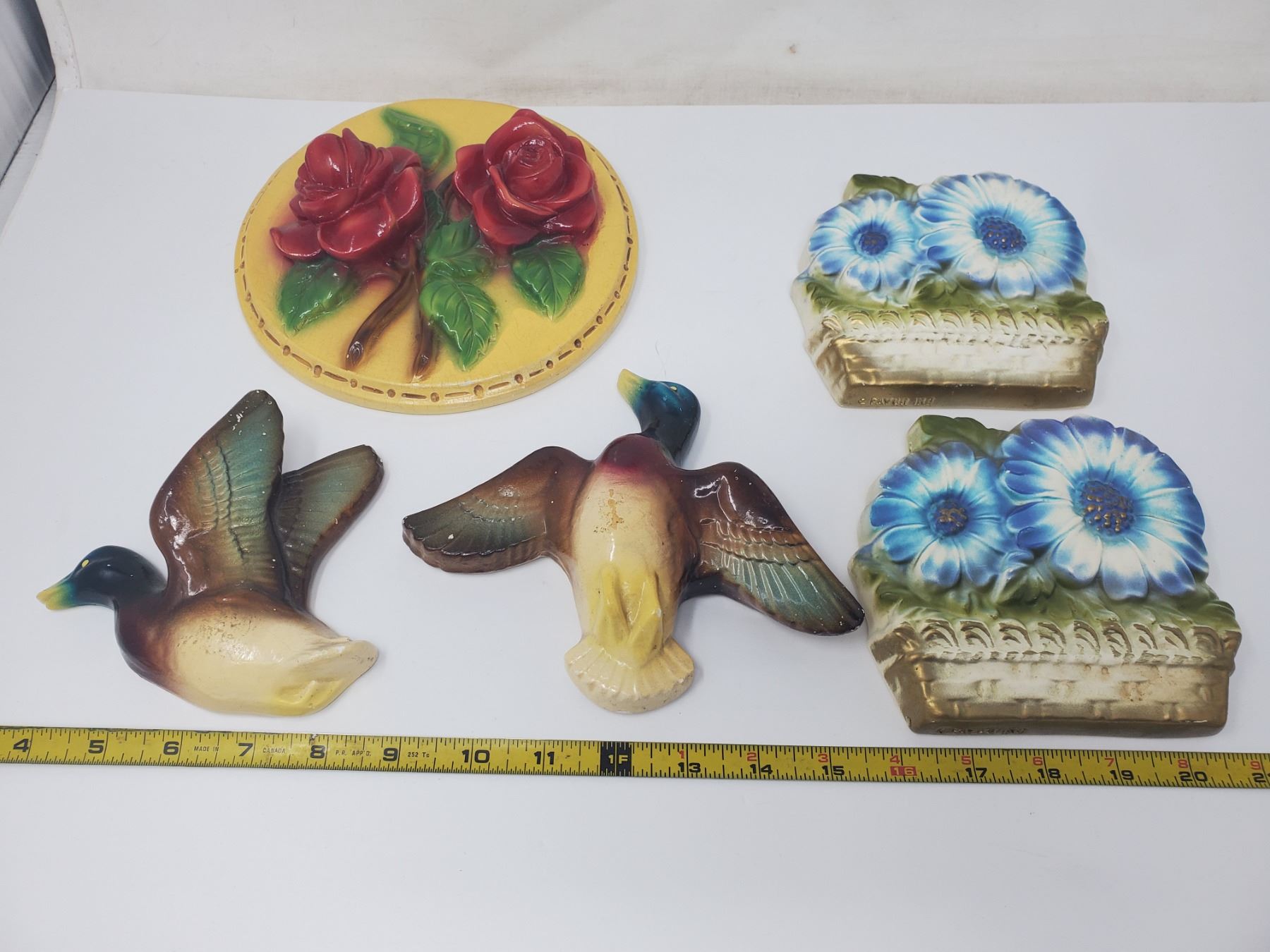 5 Chalkware plaques