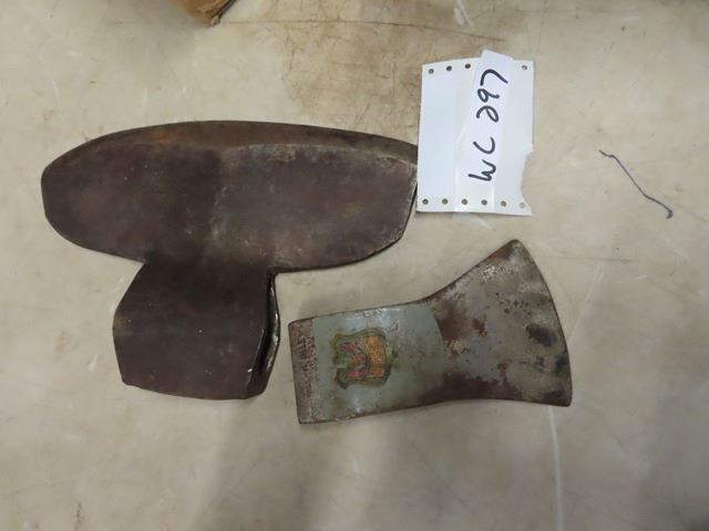 Broad Axe Head, Labelled Ace Head (Welland Vale Canada Axe Works)