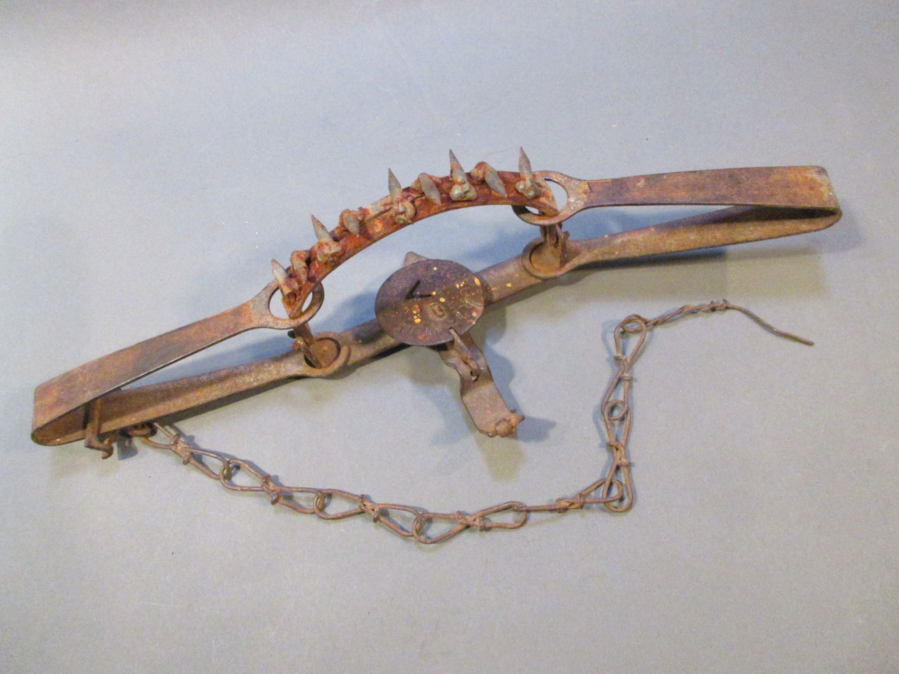 Victor #4 Double Long Spring Trap With Teeth