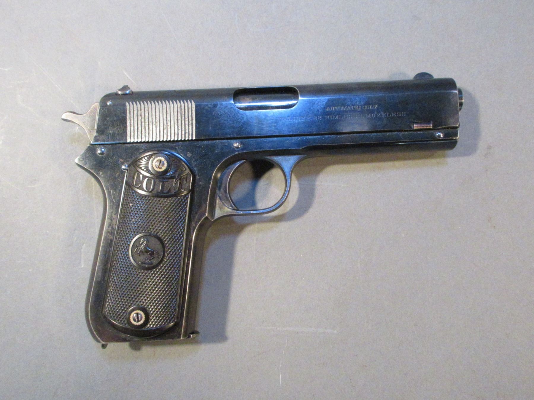 Colt Model 1903 Pocket Model Semi- Automatic Pistol- .38 Rimless ...