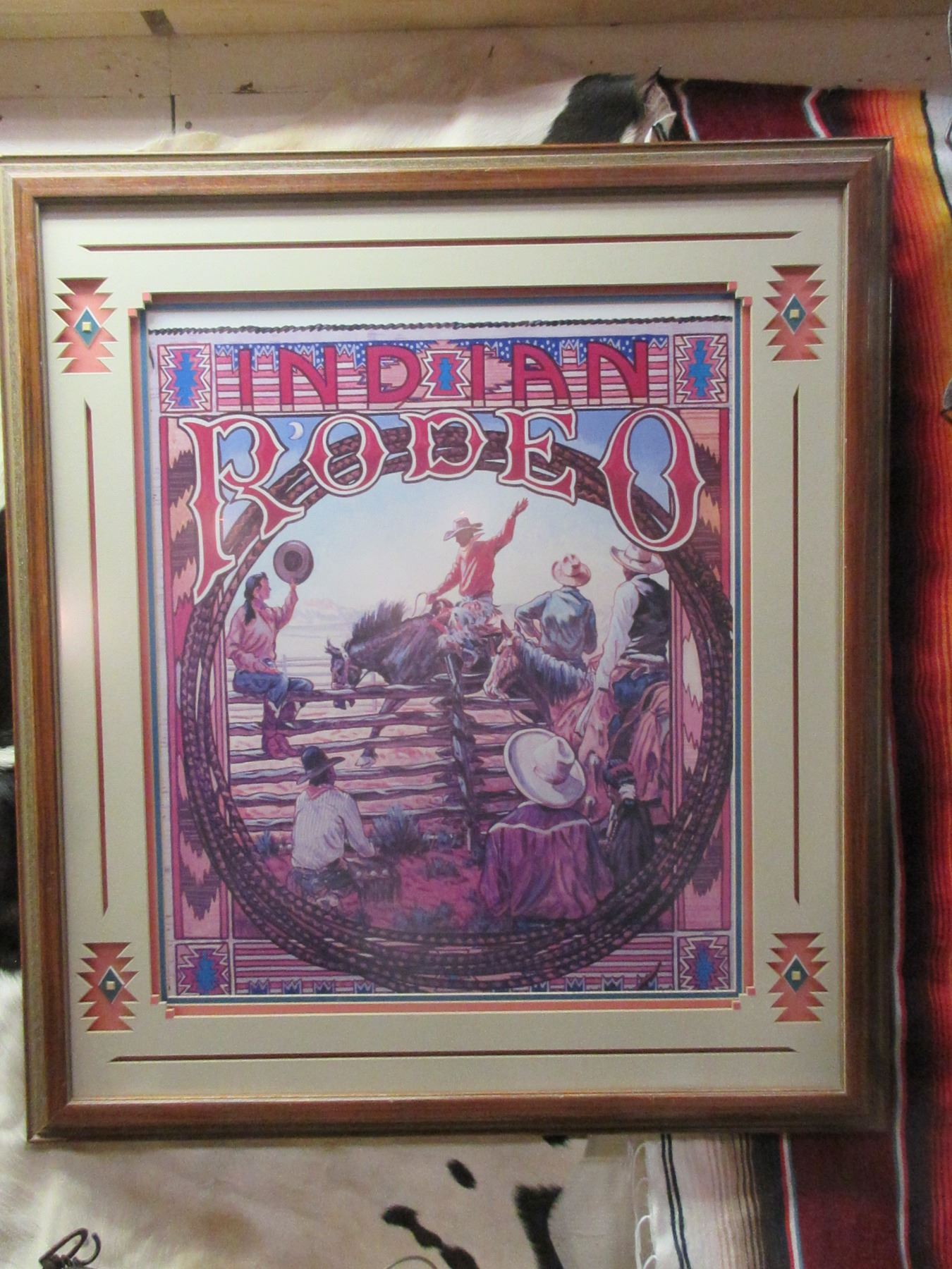 Indian Rodeo Poster- 30" X 40"