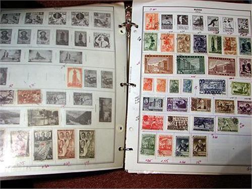 Russian Stamp Album - 1875 to 1962 App