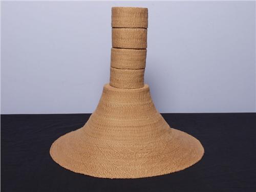 Haida Potlatch Hat with Four Rings