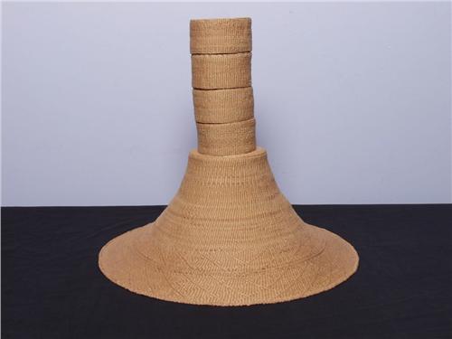 Haida Potlatch Hat with Four Rings