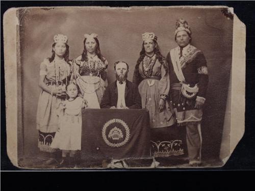 Original 1890s Photo of Malicite Family