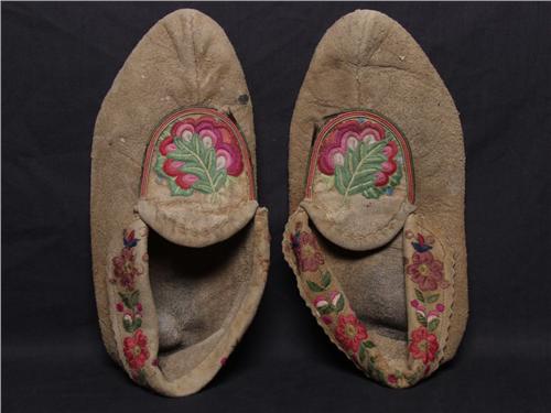Cree-Metis Native Moccasins Ca. 1870s