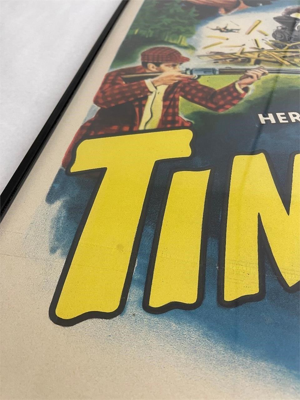 Original Timberjack Western Movie Poster 1955