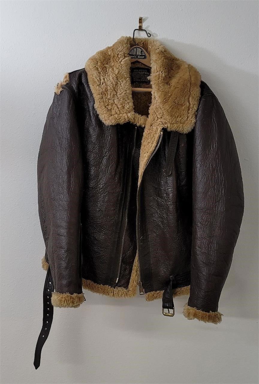 WW2 Royal Air Force RAF Pilot Flight Jacket