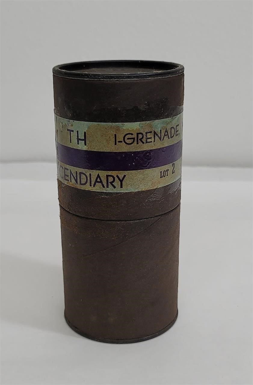 WW2 Cardboard Tube AN-M14 Incendiary Grenade