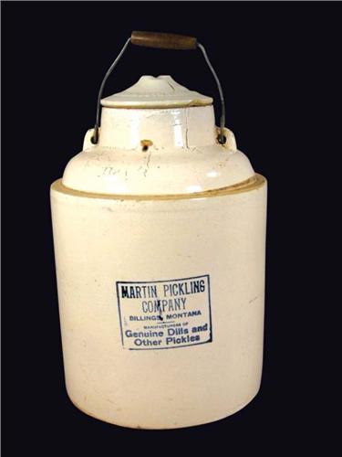 Martins Pickles Stoneware Jug