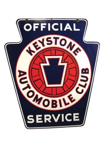 Keystone Automobile Club Sign