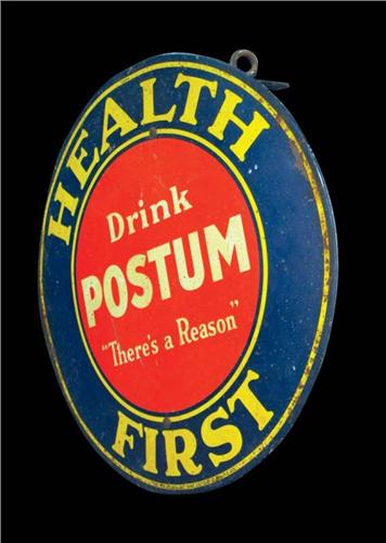 Postum Tin String Hanger