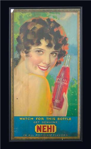 Nehi Cardboard Sign