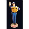 Coca Cola Tin Crossing Guard Policeman