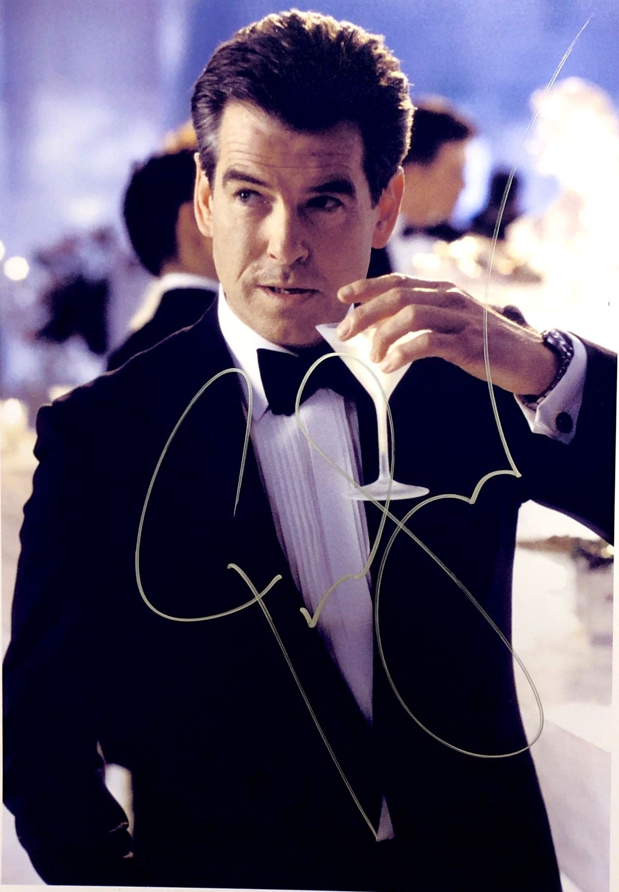 Pierce Brosnan Autograph Signed James Bond 007 Photo
