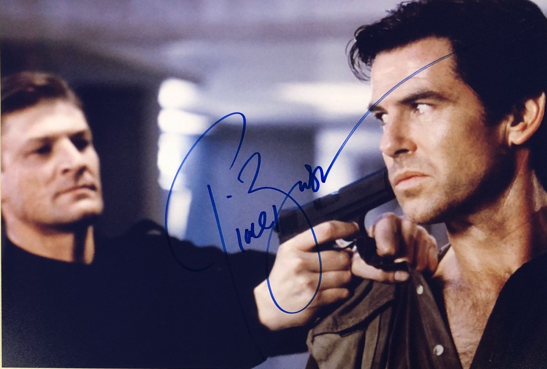 Pierce Brosnan Autograph Signed James Bond 007 Photo