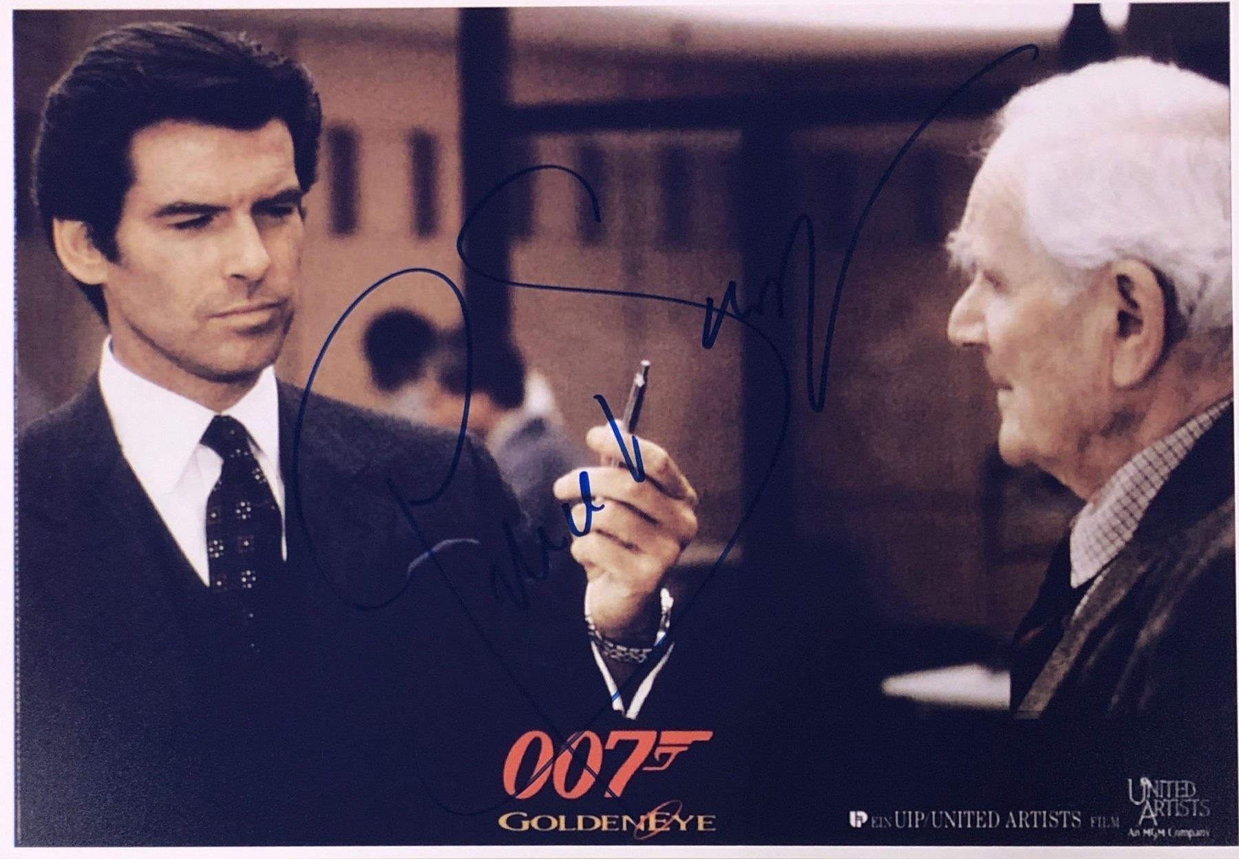 Pierce Brosnan Autograph Signed James Bond 007 Photo