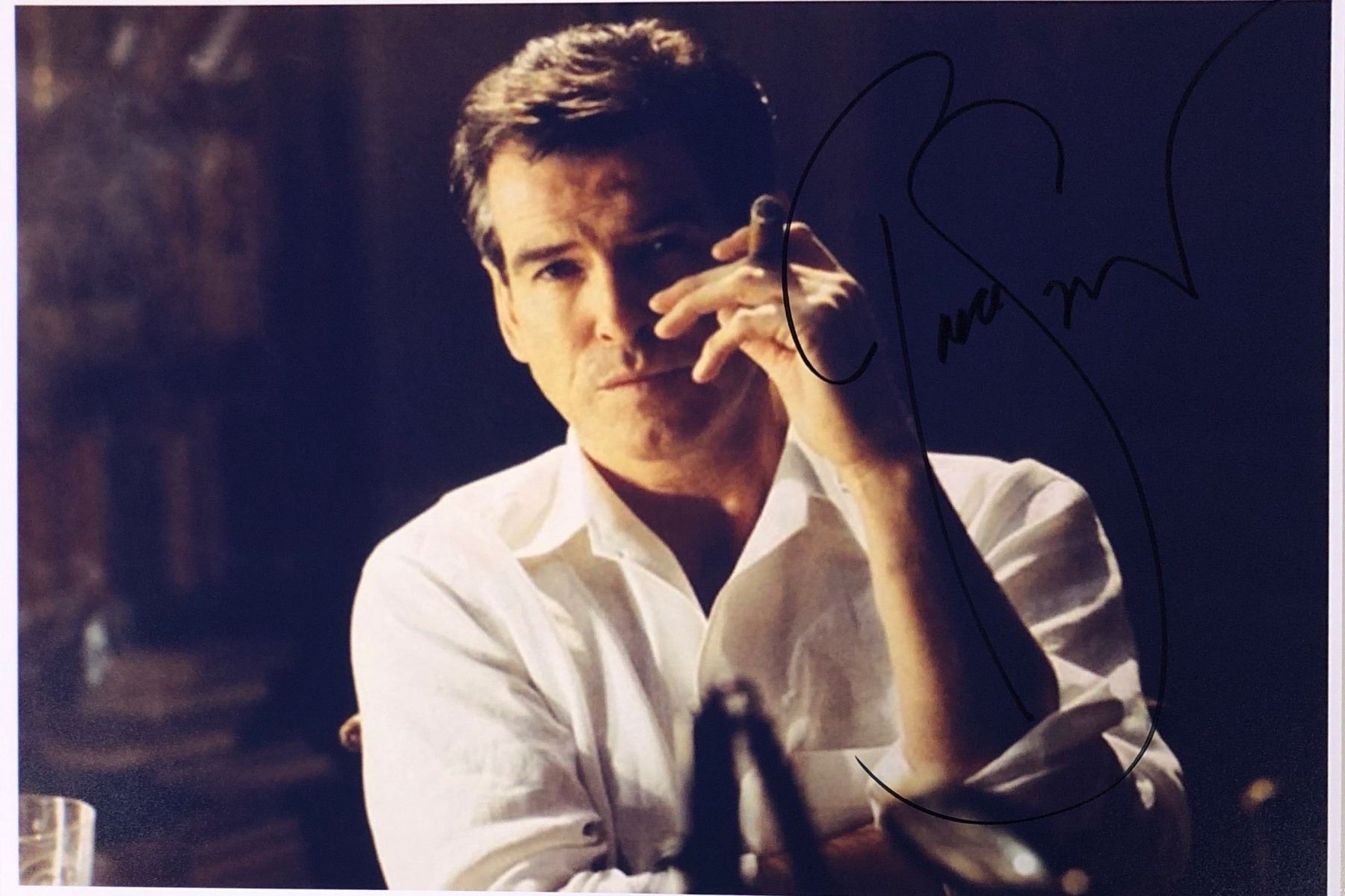 Pierce Brosnan Autograph Signed James Bond 007 Photo