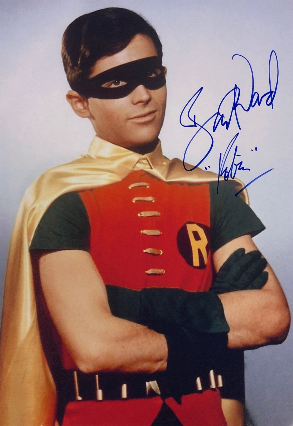 Batman Robin Hood Burt Ward Photo Autographed