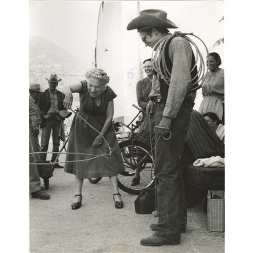 James Dean & Edna Ferber "Giant" Photo by Roth