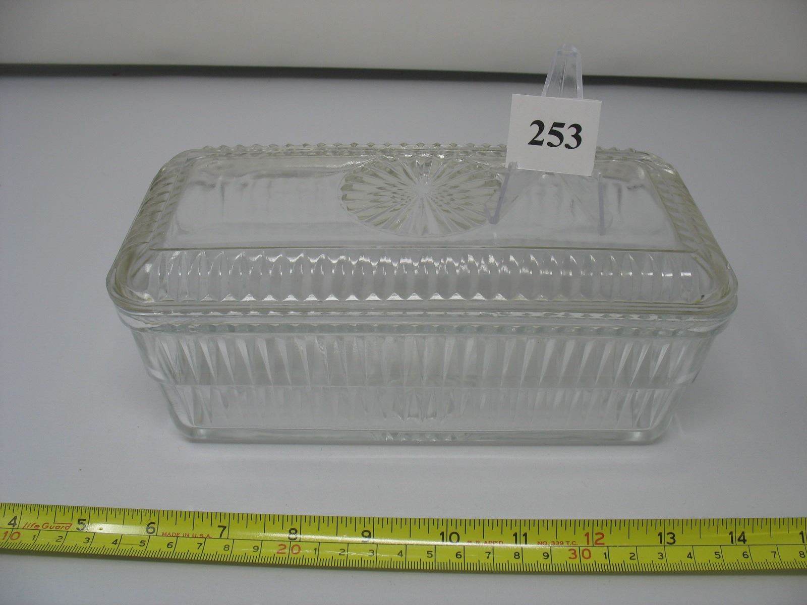 Depression Glass Fridge Dish Pinwheel Schmalz Auctions