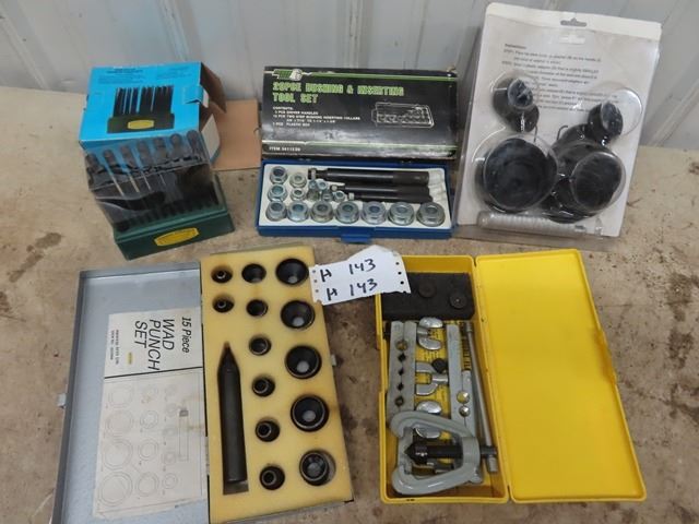 Transfer Punch Set, Wad Punch Set, Bushing & Insert Set, Flaring Tool ...