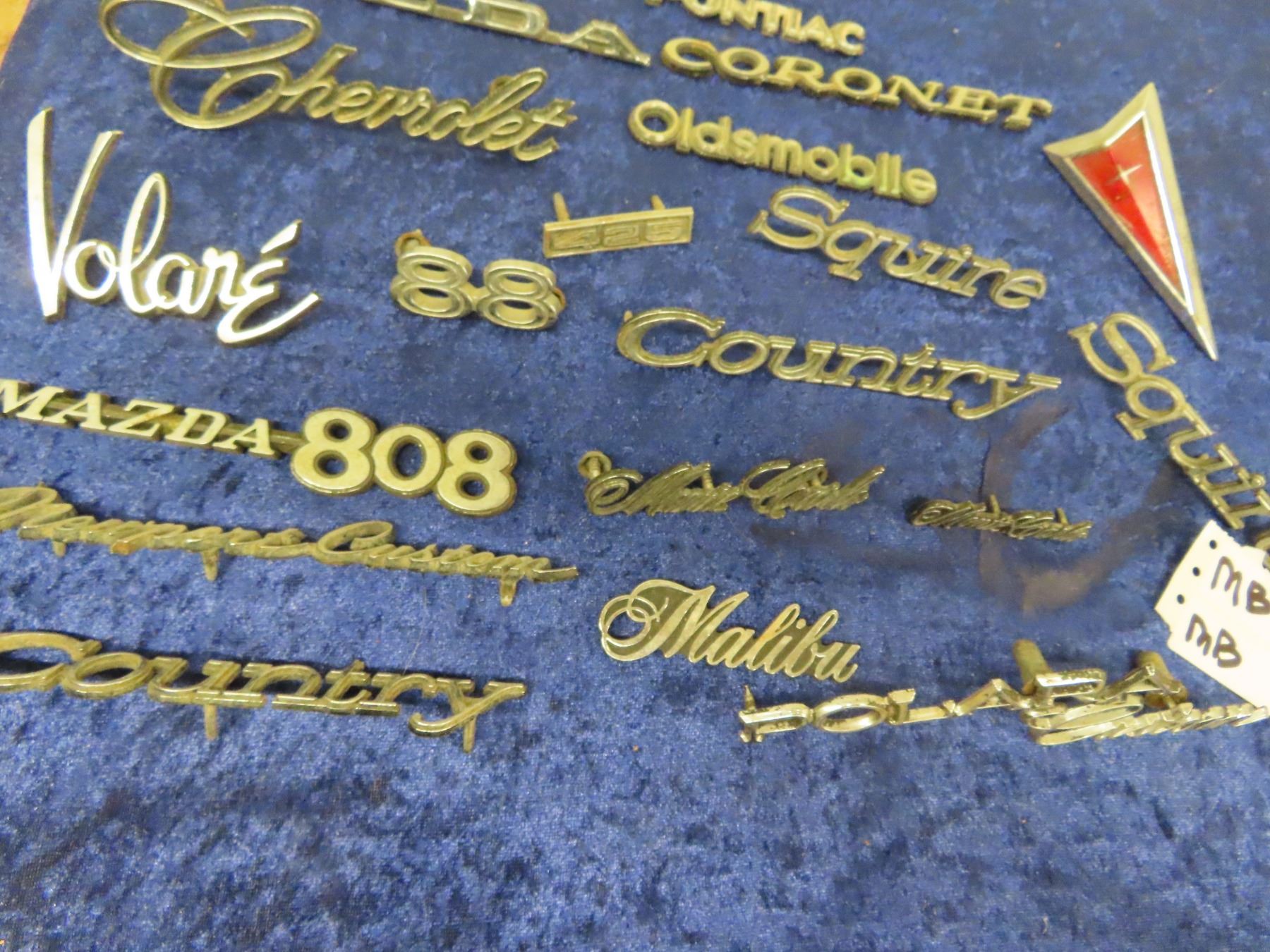 25 Mainly Vintage Auto Emblems